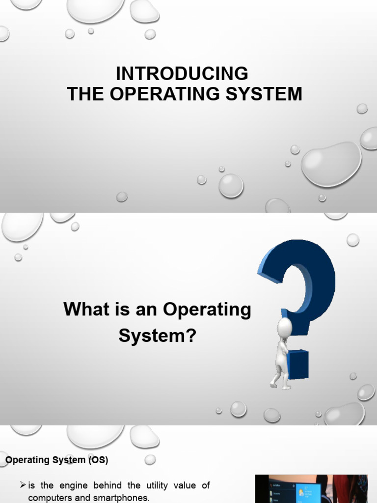 T1 - Introducing The Operating System | PDF | Operating System | Mobile Device