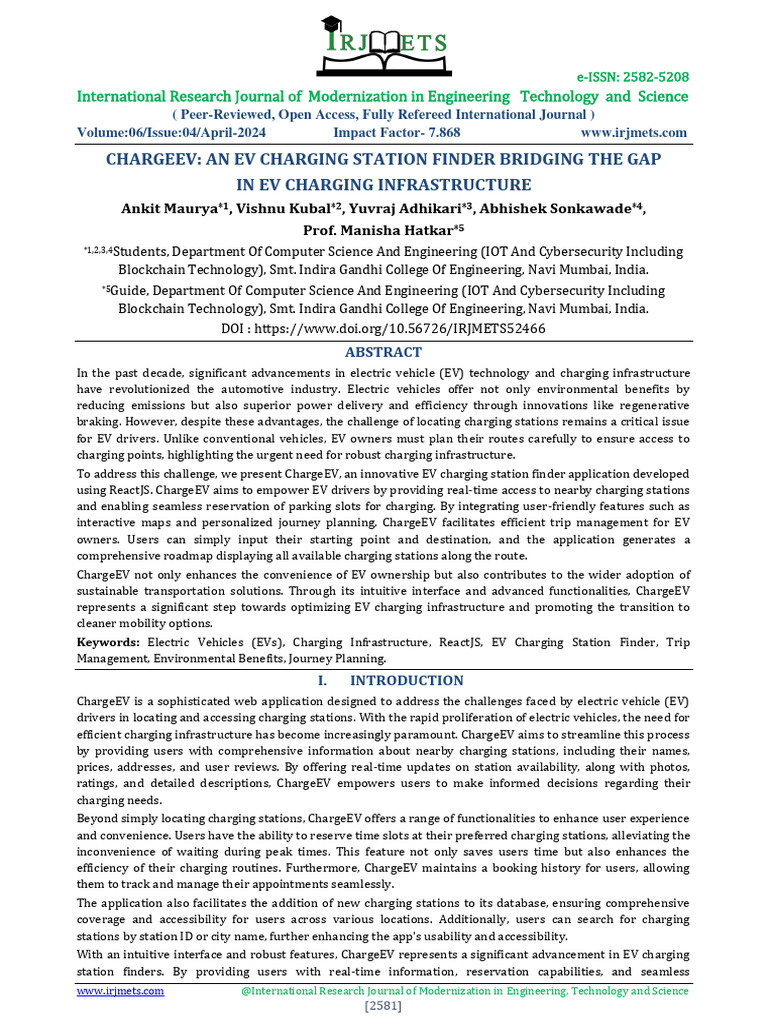 Chargeev An Ev Charging Station Finder Bridging The Gap In Ev Charging