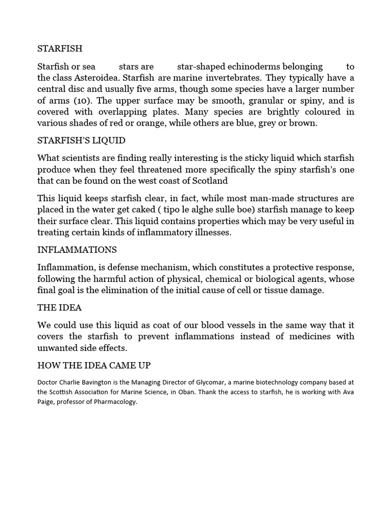 Starfish | PDF