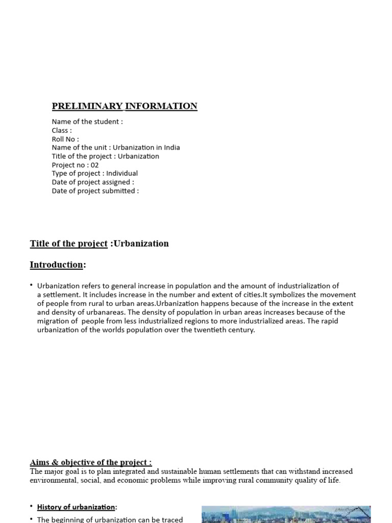 Urbanization | Download Free PDF | Urbanization | Economies