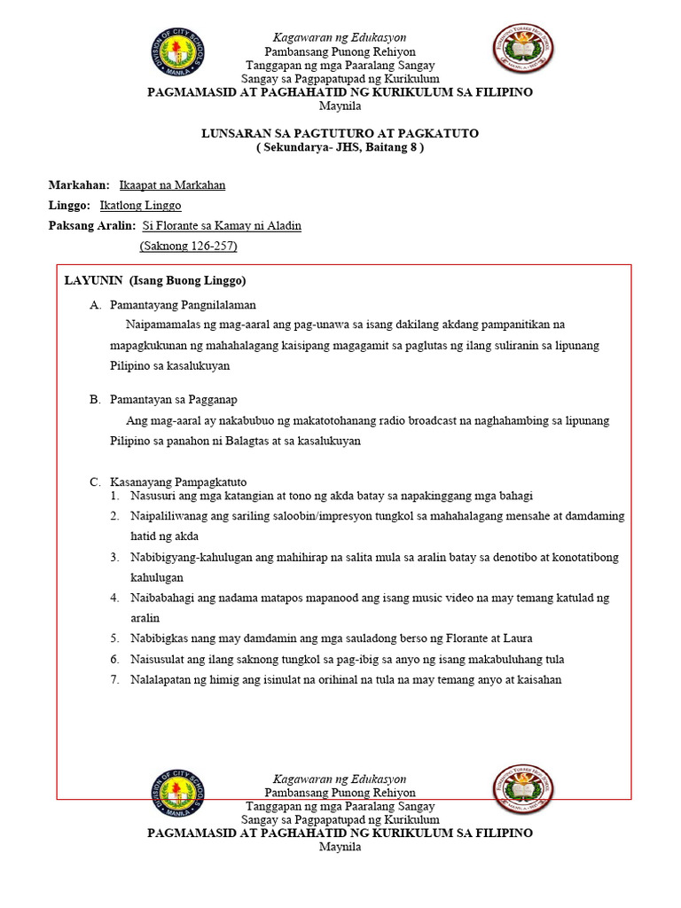 Manago Q4 Linggo 3 | PDF