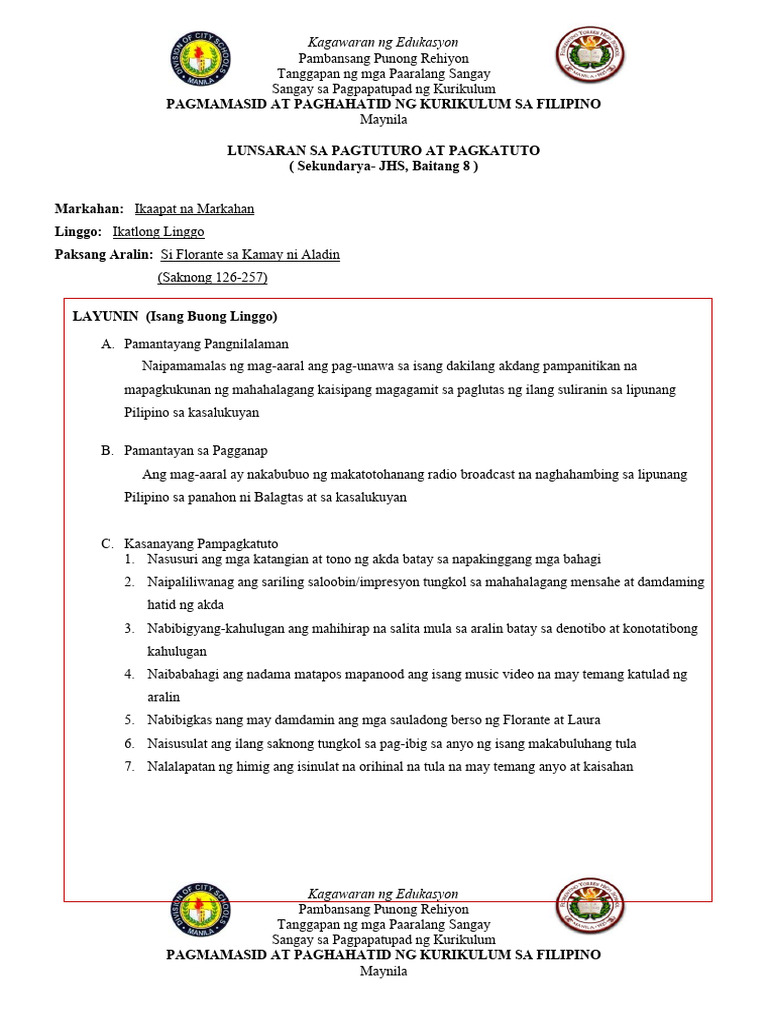 Manago Q4 Linggo 4 | PDF