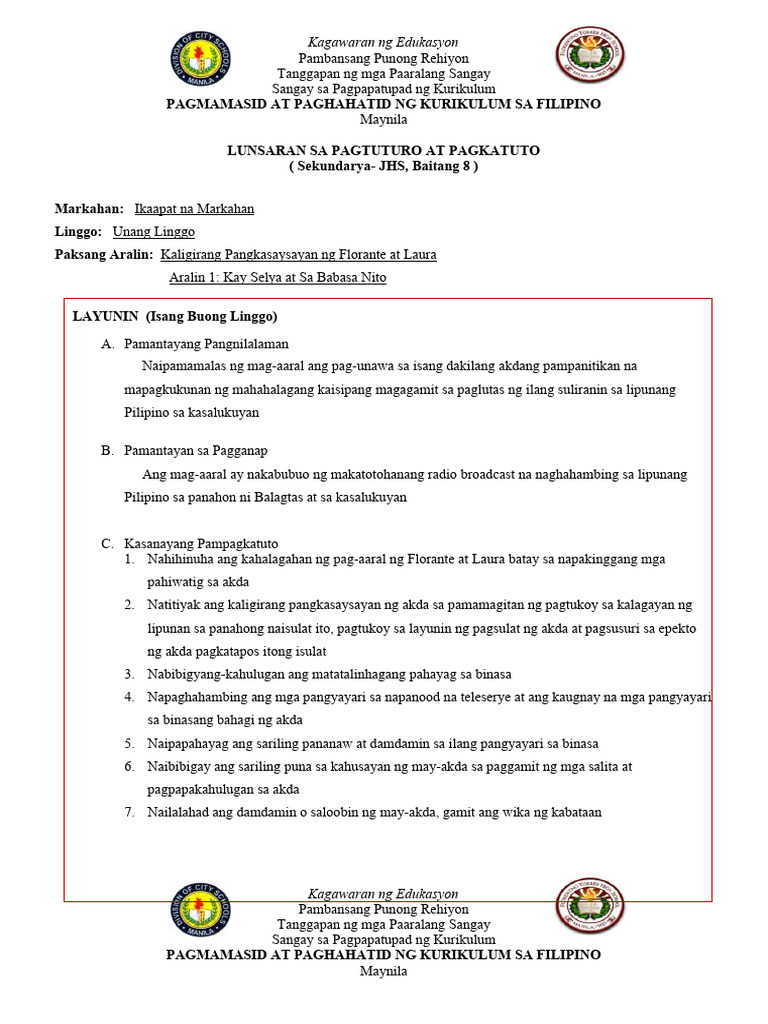 Manago Q4 Linggo 1 | PDF