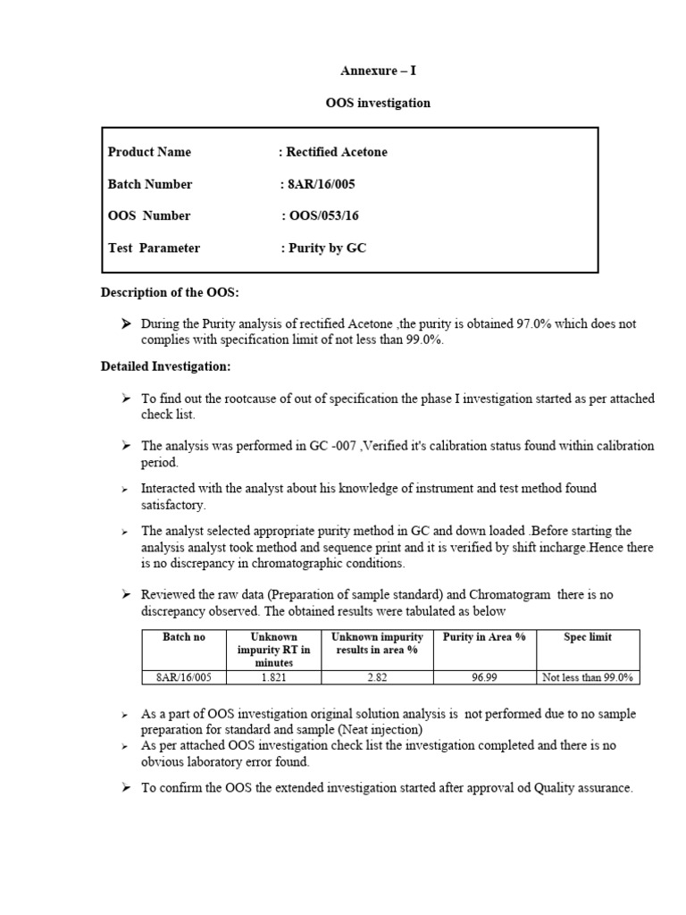 OOS 053 - 16.docx 01 | Download Free PDF | Chromatography | Calibration