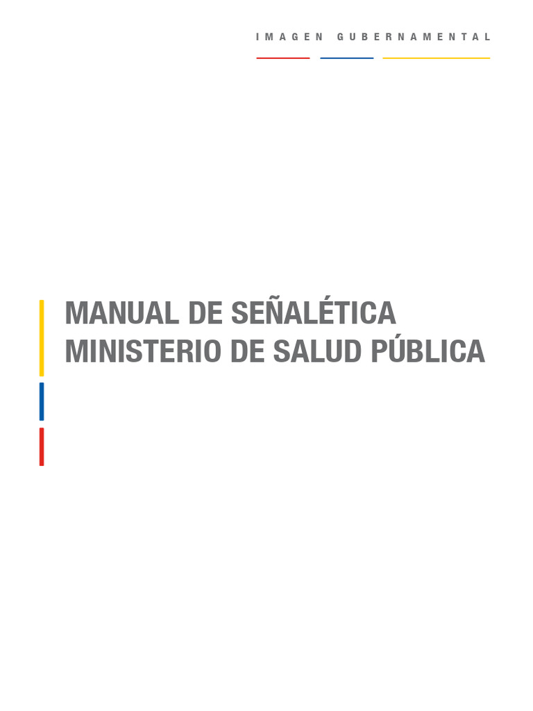 Manual Señáletica MSP LENIN | PDF | Percepción visual | Color