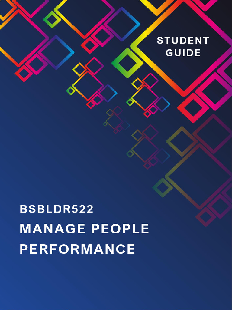 Manage People Performance Guide | PDF | Performance Appraisal | Risk
