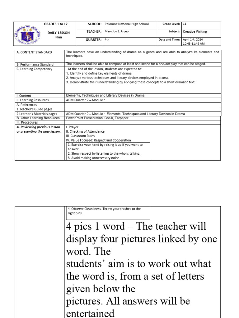 DLP in CW drama | PDF | Plot (Narrative) | Intertextuality