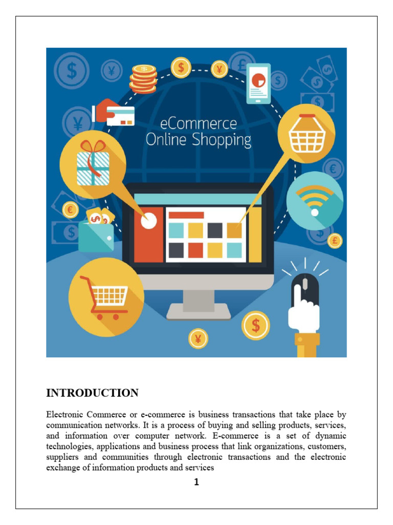Project Proposal On Ecommerce | PDF | Online Shopping | E Commerce
