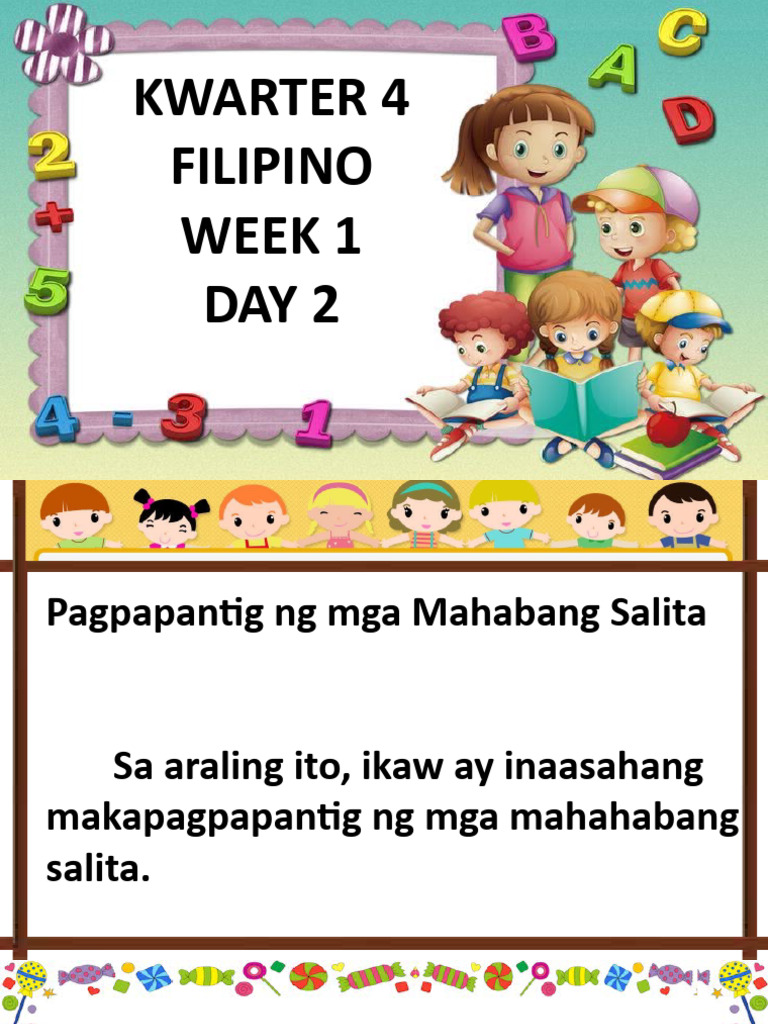 q4 Filipino Week 1 | PDF