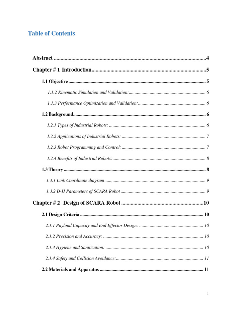 Final Robotics CEP Report (SCARA) | PDF | Robotics | Robot