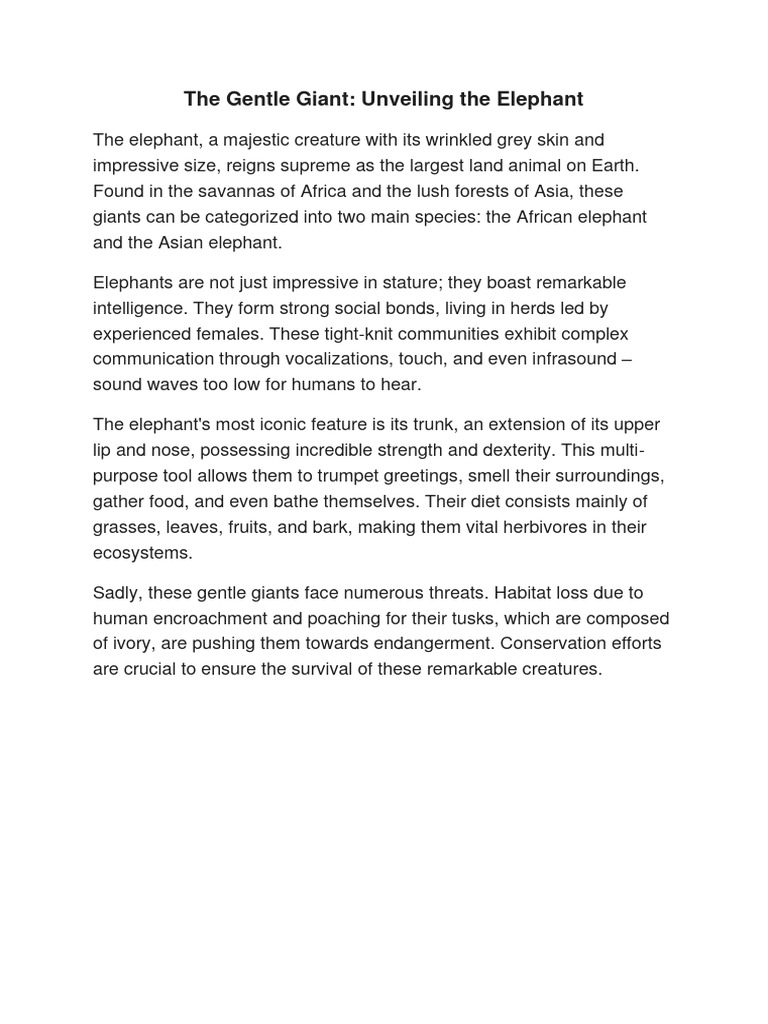 The Gentle Giant | PDF