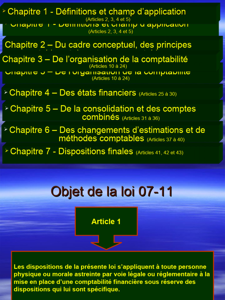 SCF Loi 07-11 | PDF | Comptabilité | Business