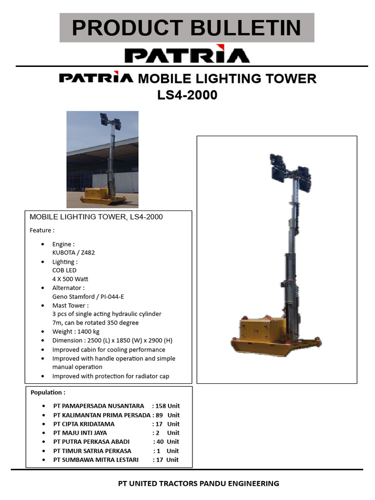 Tower Lamp LS4-2000 | PDF
