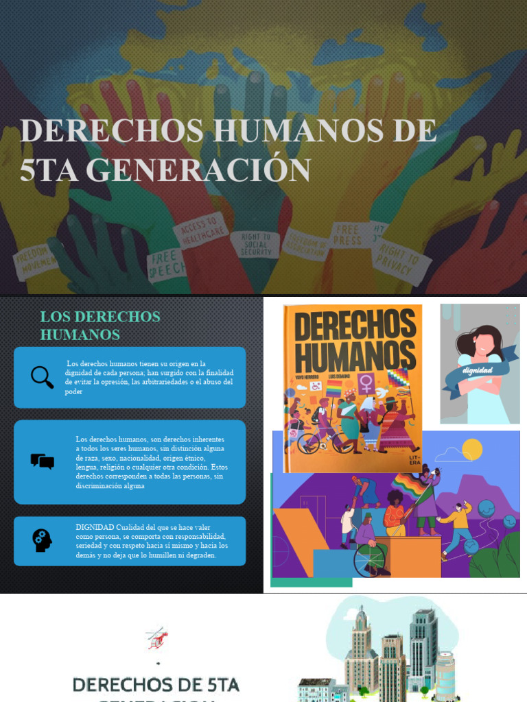 Derechos Huamanos I PPT DDHH 5ta Generación | PDF | Derechos digitales | Derechos humanos