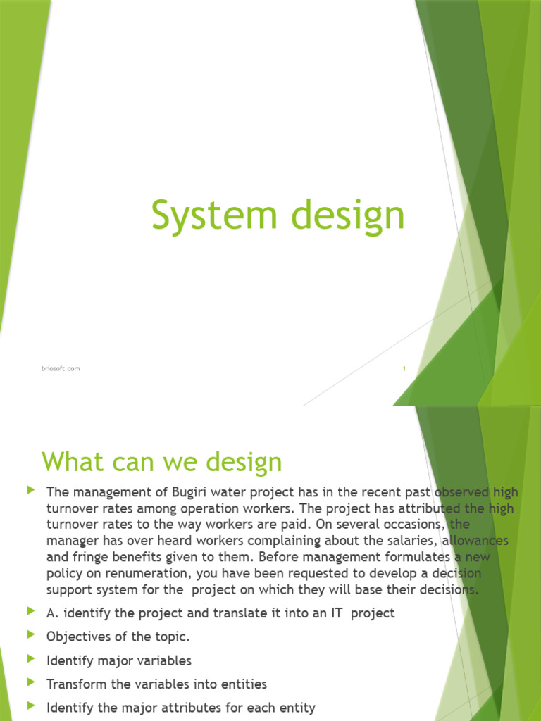 System Design | PDF | Conceptual Model | Data Model