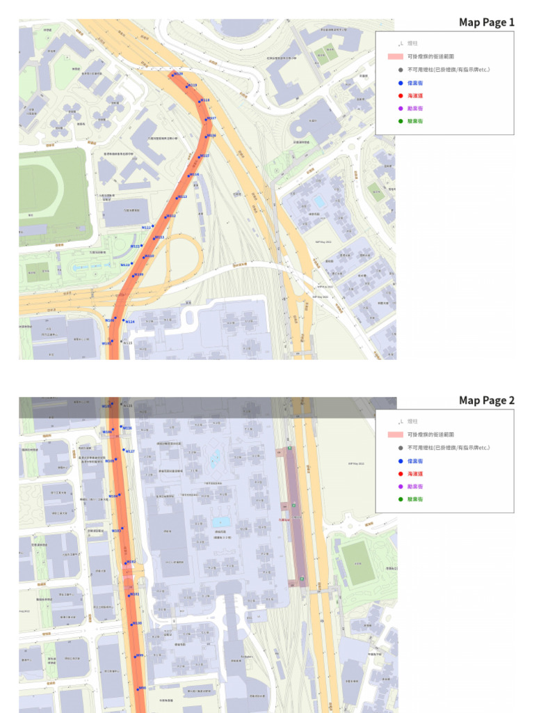 Lamp Posts Location | PDF