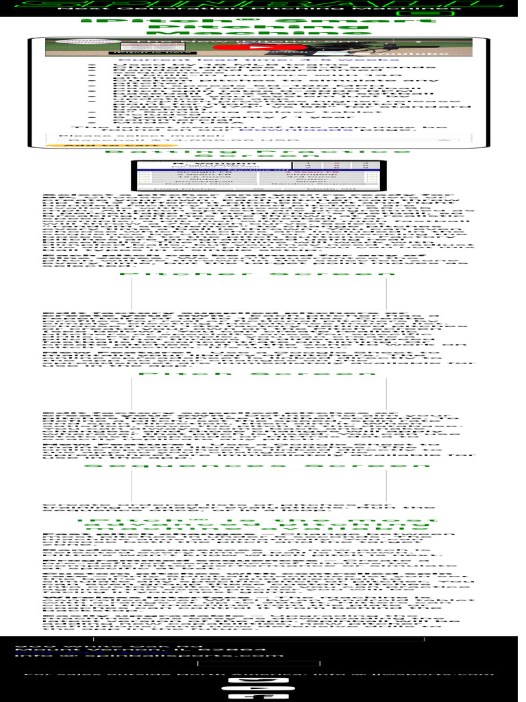 Ipitch Smart Pitching Machine - Spinball Sports | PDF | Pitcher | Softball