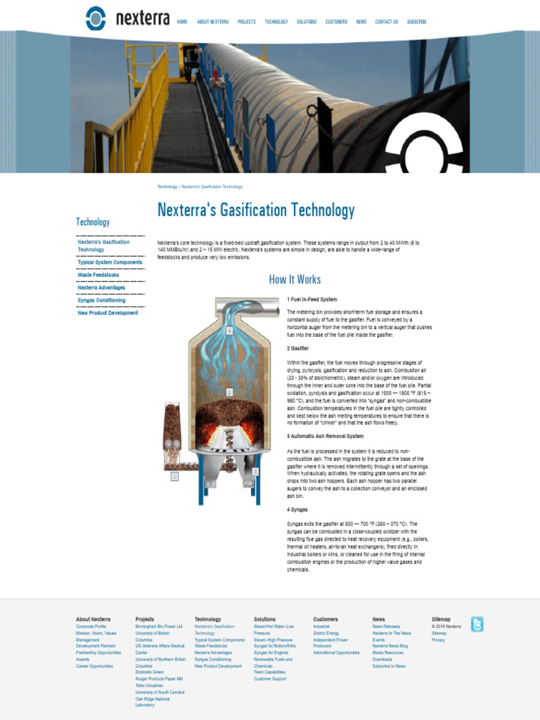 Nexterra's Gasification Technology Technology Nexterra - The Next ...