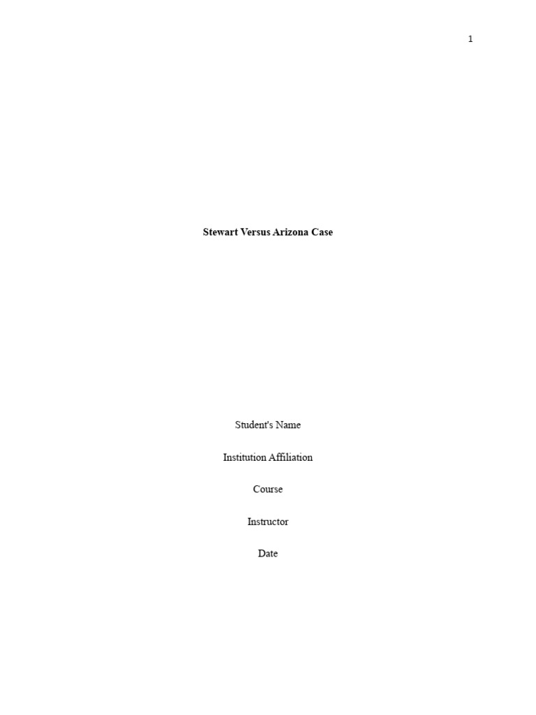 Stewart Versus Arizona Case - Edited | PDF | Attorney–Client Privilege ...