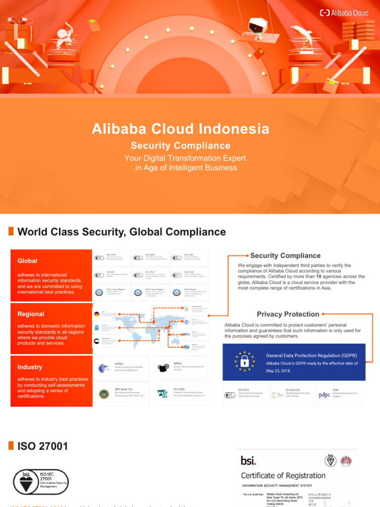 Alibaba Cloud Security Compliance | PDF | Payment Card Industry Data ...