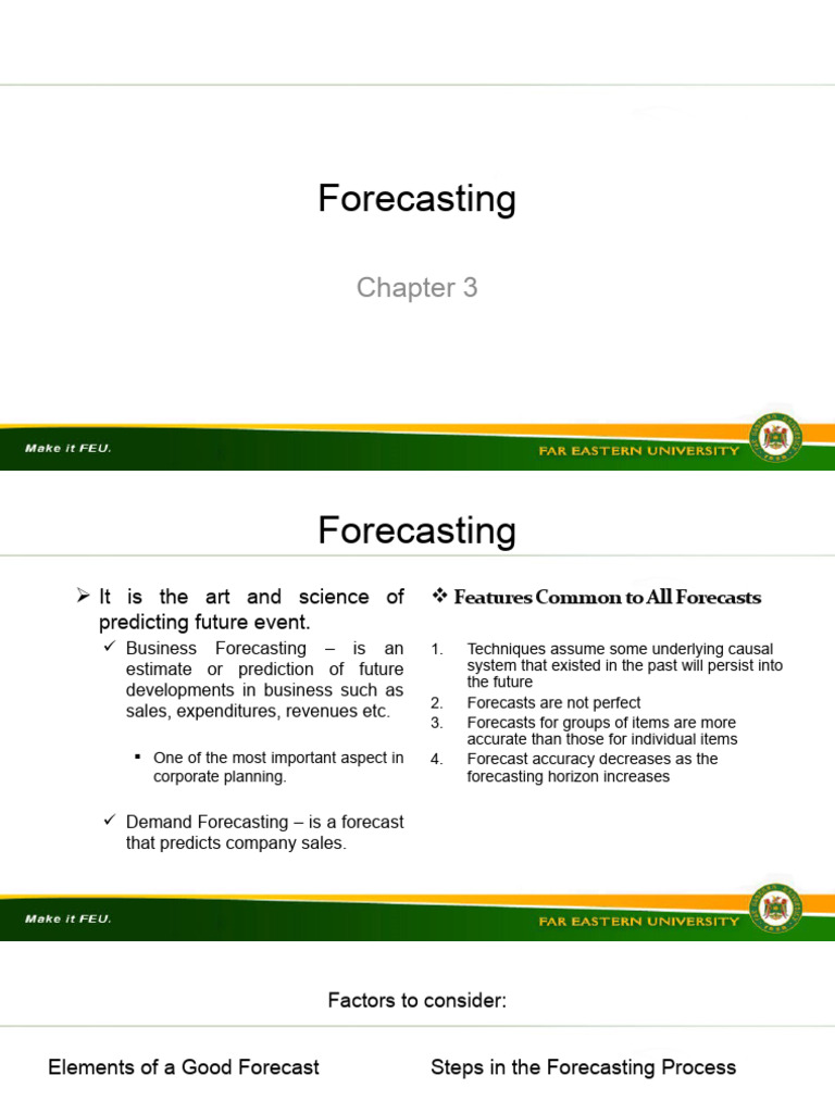 Chapter-3 Heizer S2 | PDF | Forecasting | Scientific Method