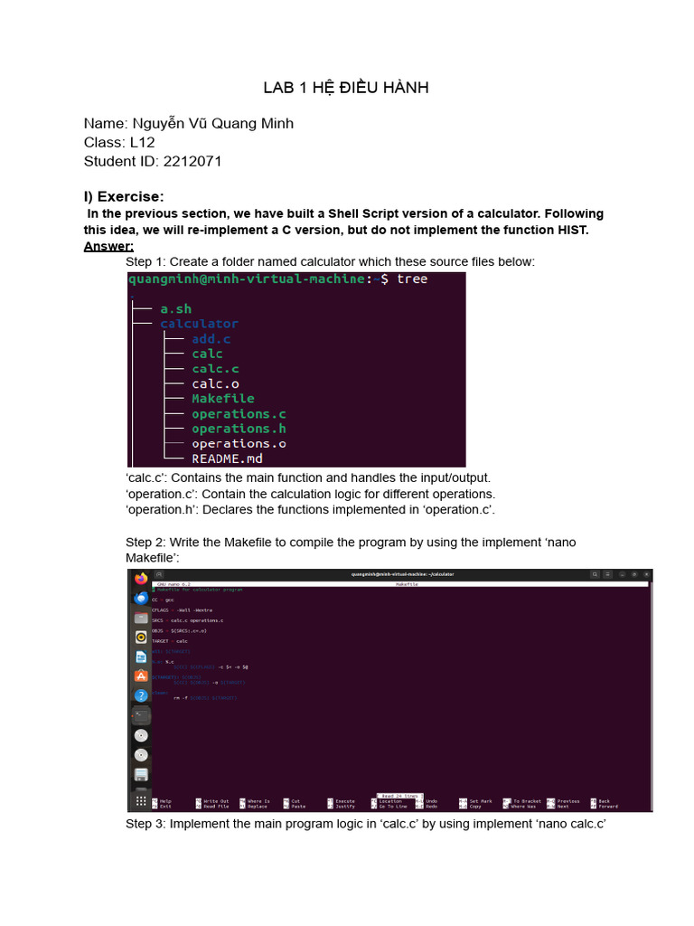LAB1 HĐH | PDF | Security | Computer Security