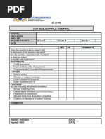 Curriculum Coverage Monitoring Tool | PDF