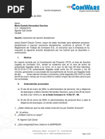 Formato Informe Disciplinario | PDF | Software