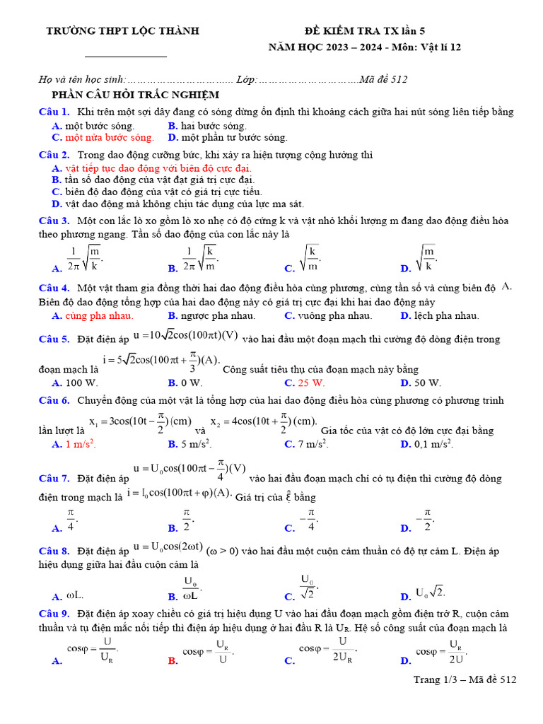 15P lần 5 - cô | PDF