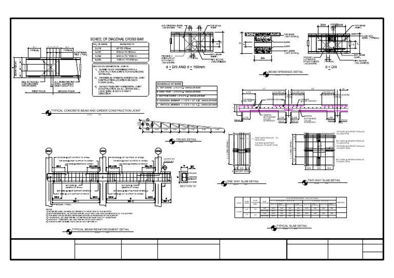 Sample Structural Plan 2 | PDF | Truss | Structural Engineering