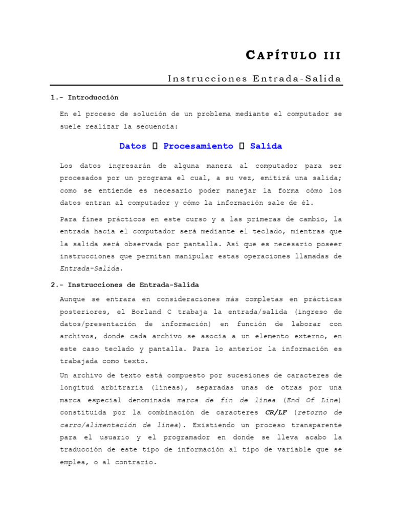 CAP03 Py | PDF | De entrada y salida | Archivo de computadora