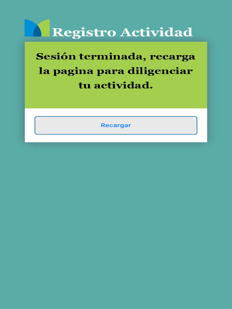 Registro de Actividad: Sesión Terminada | PDF
