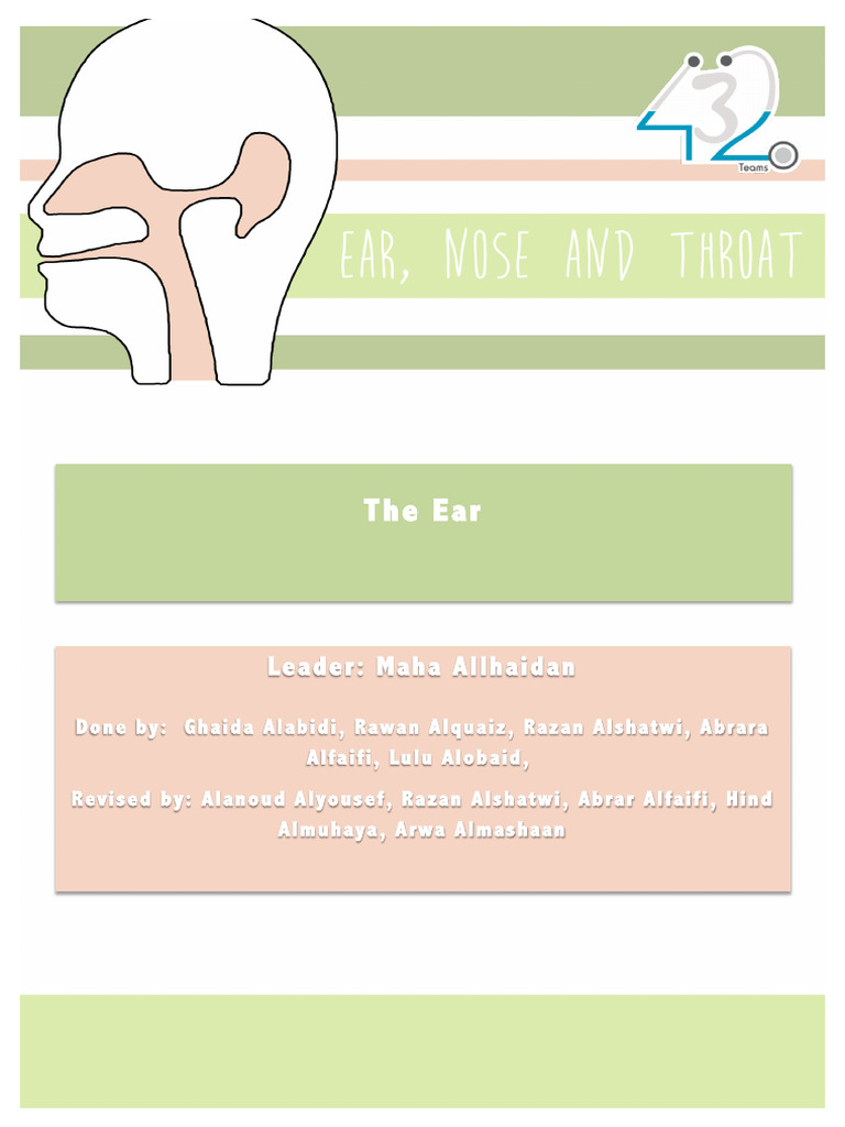 ENT History + Exam | PDF | Vertigo | Hearing Loss