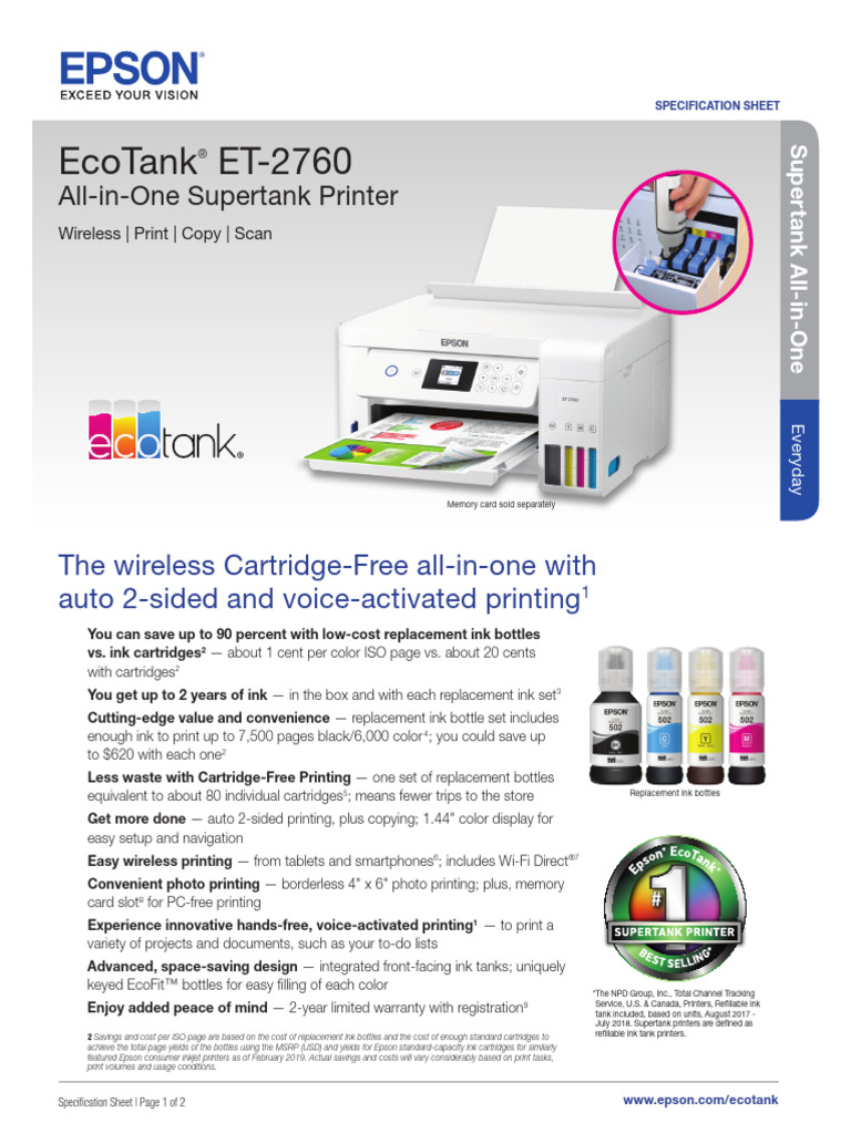 Et 2760 | PDF | Image Scanner | Printer (Computing)