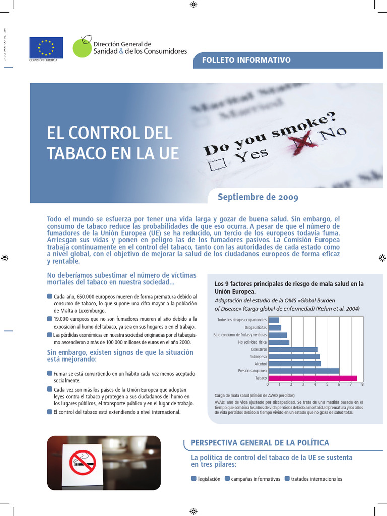 tobacco_control_es | PDF | Tabaco | Cigarrillo