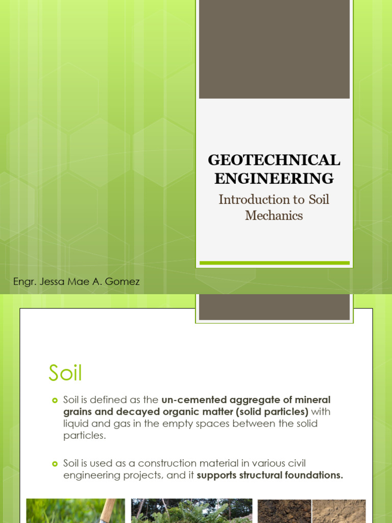 Mkcp 313 Introduction to Geotechnical Engineering | PDF | Rock (Geology ...