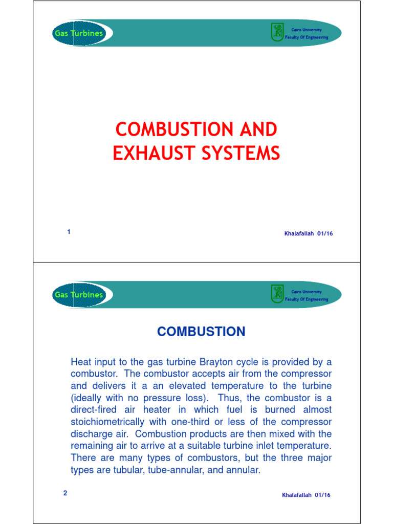 7-Combustion &exhaust Systems (Compatibility Mode) | PDF | Combustion ...