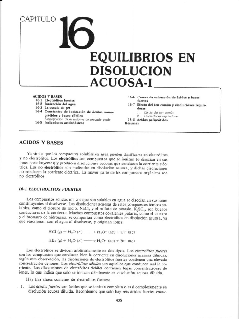 Tema 3 Equilibrio Ácido-Base I | PDF