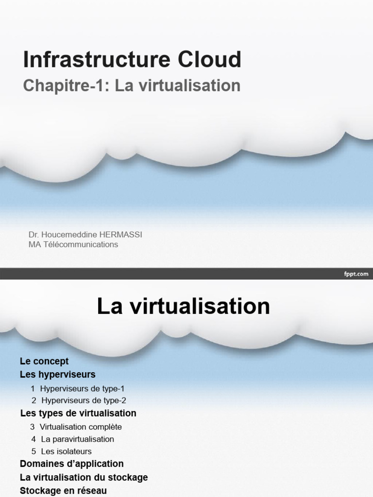Chapitre 1 Virtualisation | PDF | Virtualisation | VMware