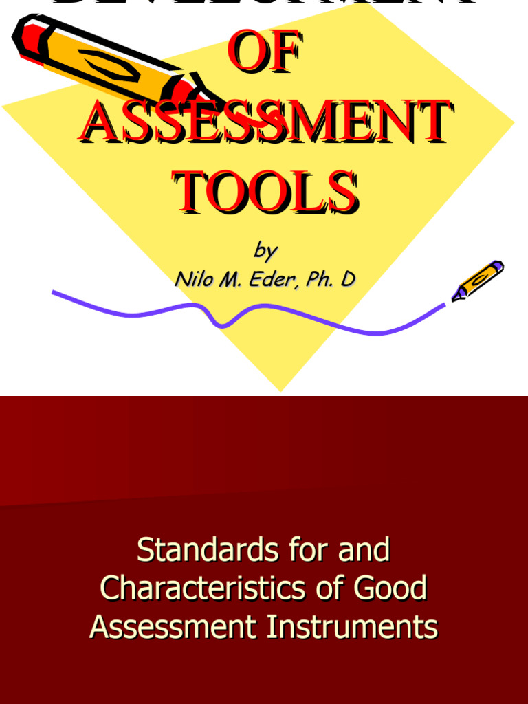 Development of Assessment Tools | PDF | Multiple Choice | Educational Assessment