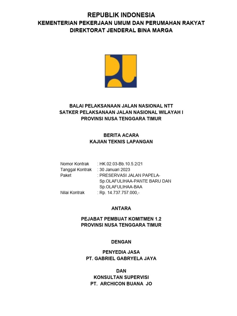 Ba Kajian Teknis Add Ii | PDF