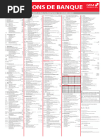 Liste Interbancaire Codes Motifs de Rejets Retours | PDF | Virement ...