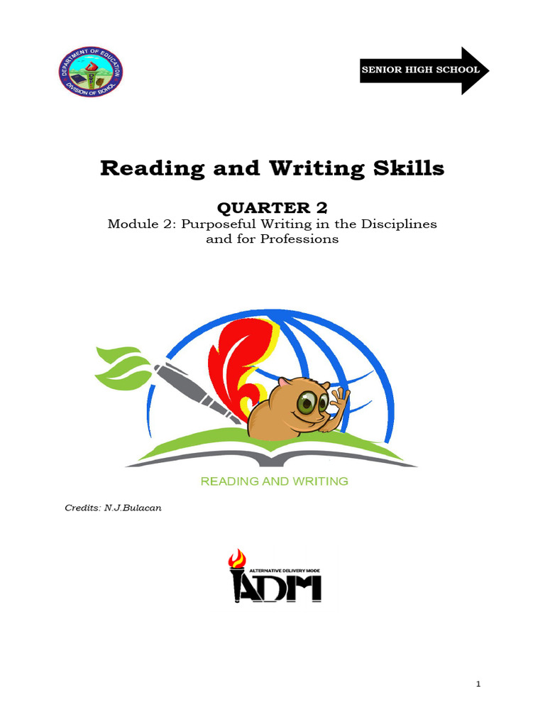 SHS Raw Q2 Module2 WK7-8 | PDF | Literature Review | Knowledge
