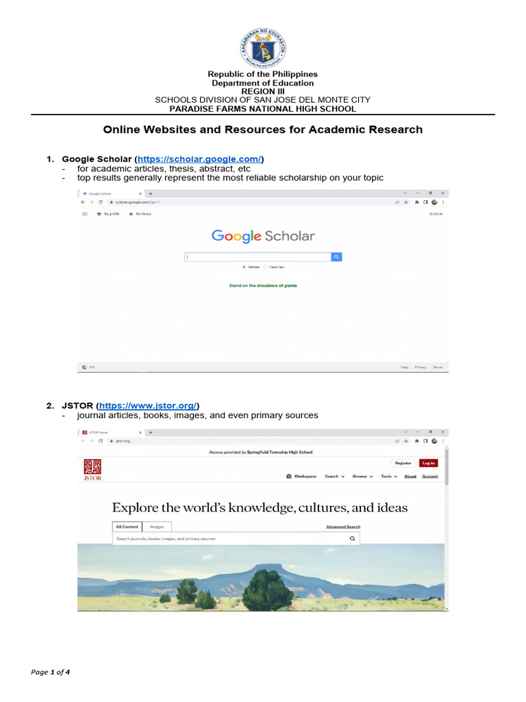 Online Academic Research Resources | PDF | Academic Journal | Thesis