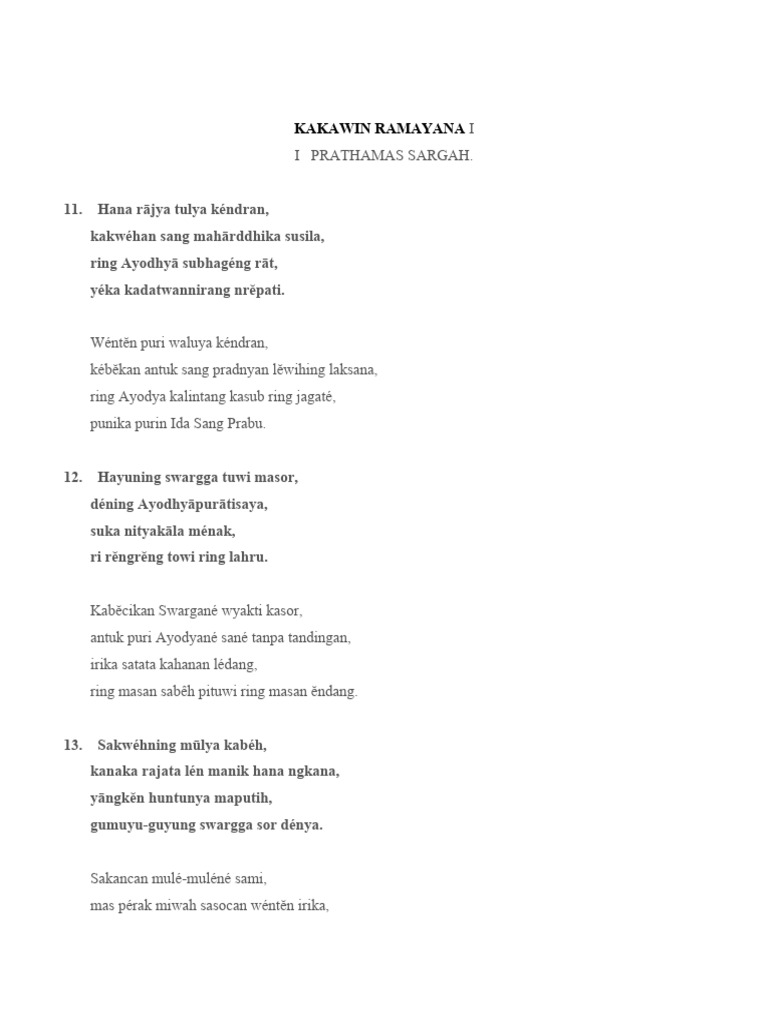 Kakawin | PDF