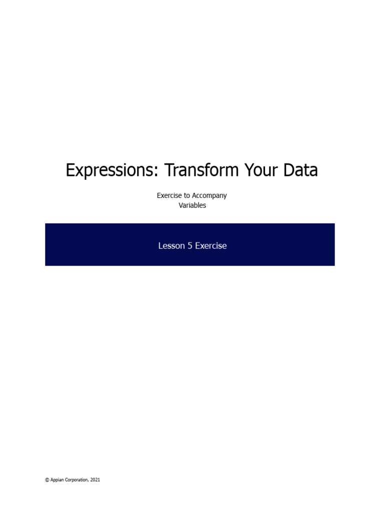 RF - Lesson 5 Exercise - Variables | PDF | Variable (Computer Science ...