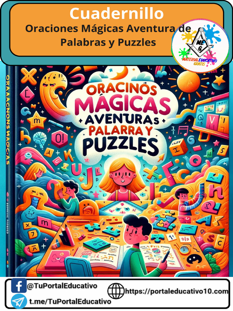 Oraciones Mágicas Aventura de Palabras y Puzzles Portaleducativo10 | PDF