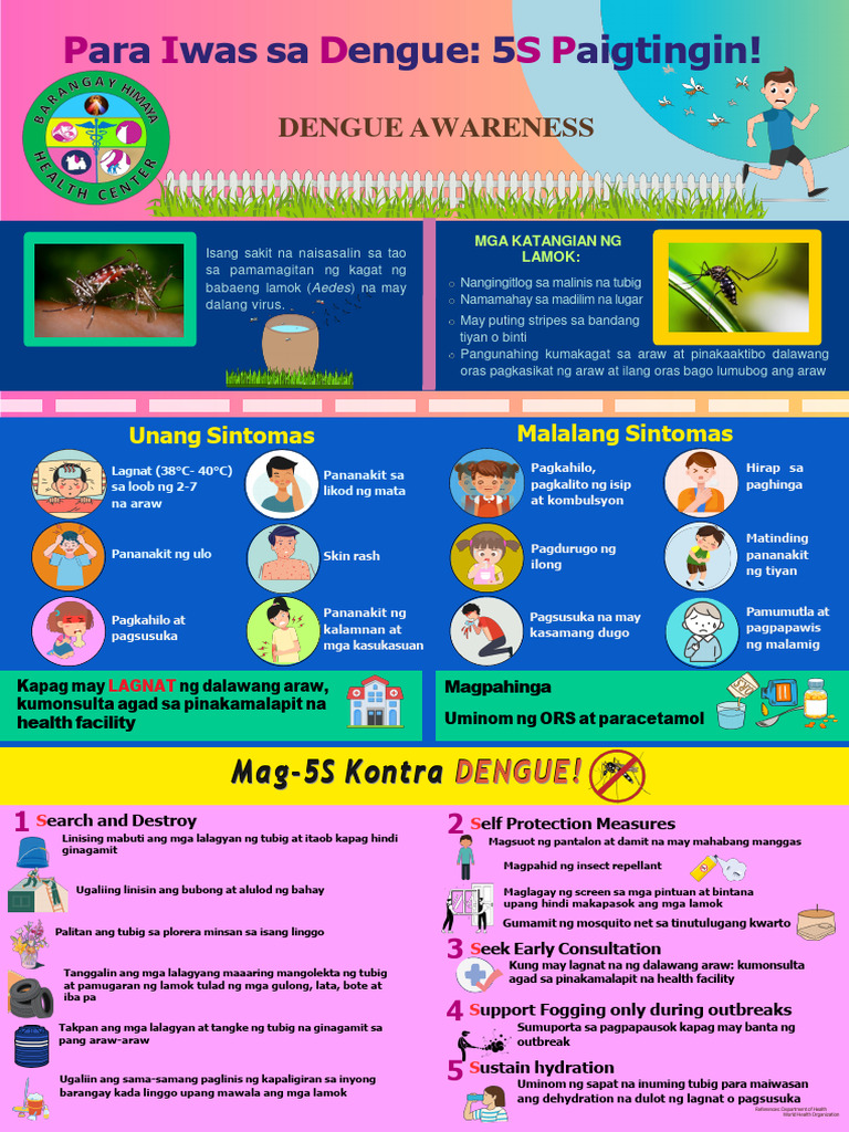 Dengue Infographic 5S 2023 | PDF