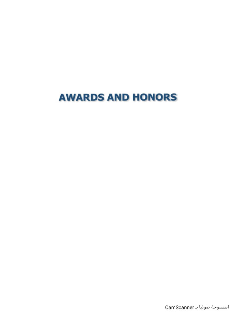 Honors | PDF