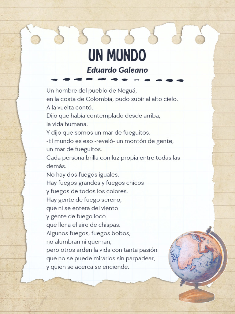 El Mundo (Eduardo Galeano) | PDF